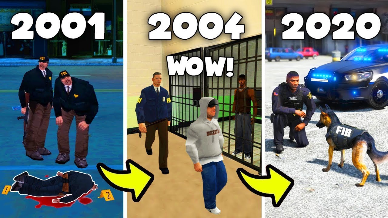 Evolution Of FBI Logic In GTA GAMES 2001-2023 - YouTube