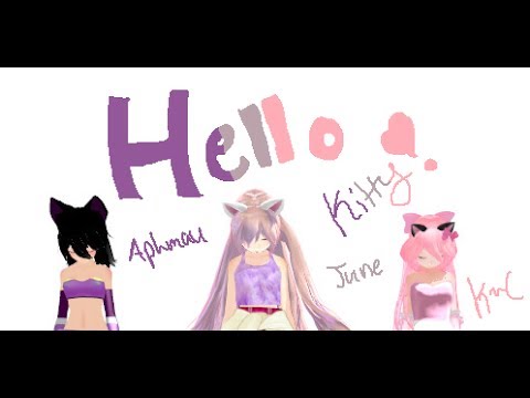 MMD - Hello Kitty {Aphmau} Kawaii~Chan, Aphmau, and June - YouTube