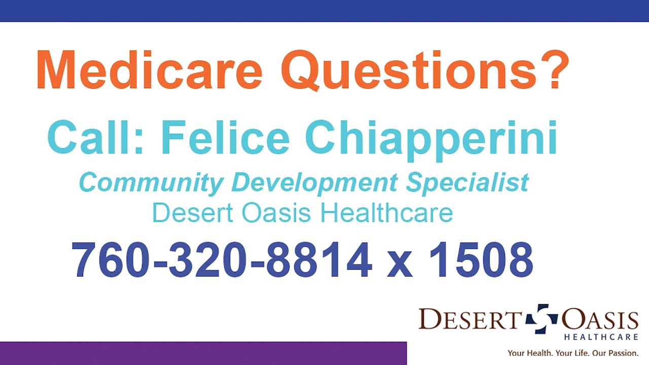 "Desert Chat" Open Enrollment | Desert Oasis Healthcare - YouTube