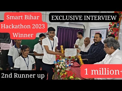 My First Time Interview At Local18 Smart Bihar Hackathon 2023 organized ...