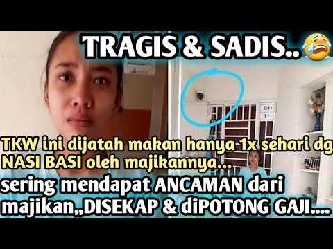VIRAL VIDEO TKW SINGAPORE MAKAN NASI BASI 1X SEHARI,,DIANCAM & DIKURUNG OLEH MAJIKAN...