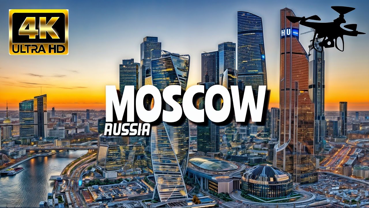 Moscow, Russia In 4K By Drone - Amazing View Of Moscow, Russia - YouTube
