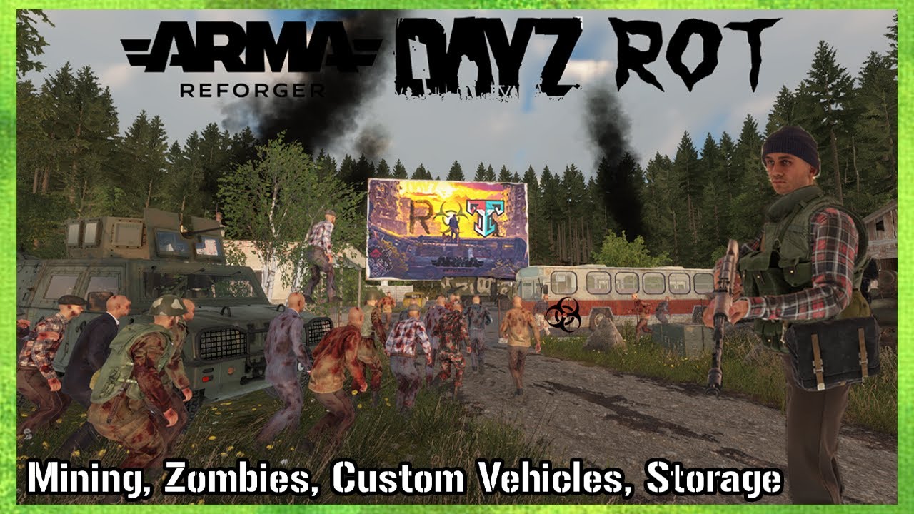 ARMA REFORGER ROT | NEW DAYZ SERVER | Zombies, Mining, Traders, PVP [TGL & TFG] - YouTube