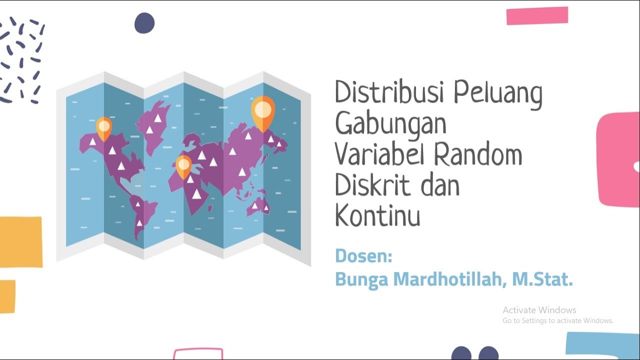 Distribusi Peluang Gabungan Variabel Random Diskrit dan Kontinu - YouTube