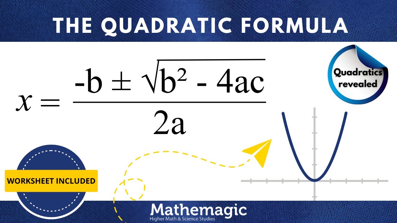 QUADRATIC FORMULA (Step by step) | QUADRATICS REVEALED | PART 2 - YouTube