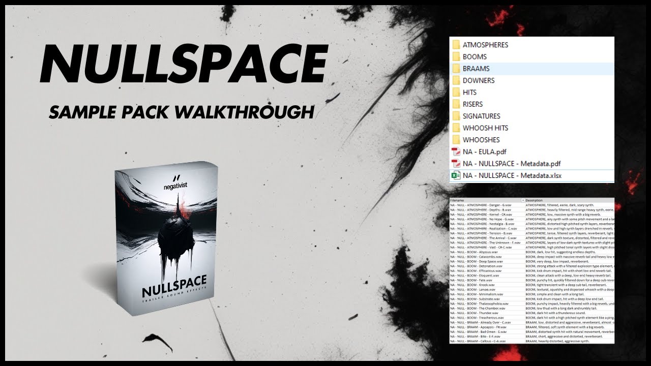 NULLSPACE | Trailer Sound Effects Walkthrough - YouTube