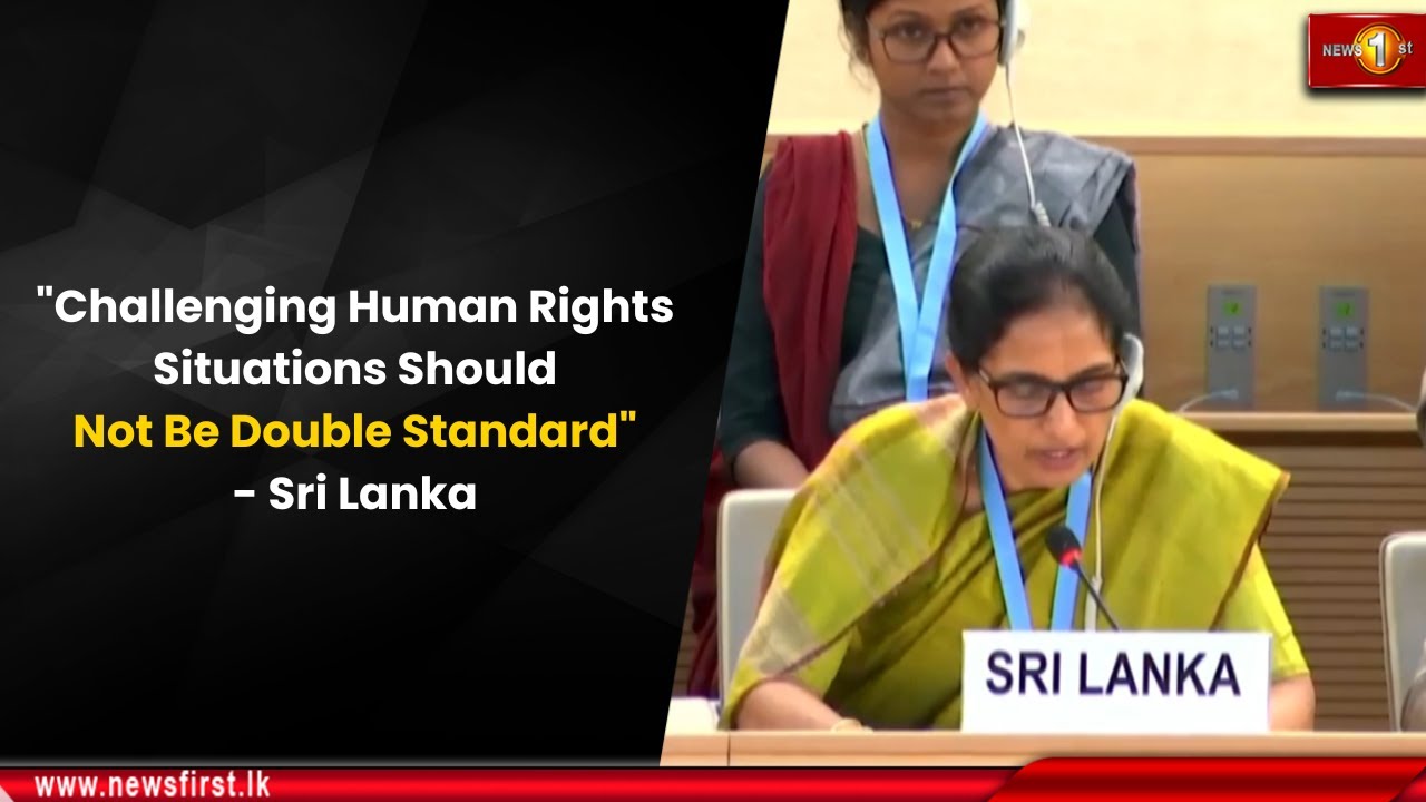 "Challenging Human Rights Situations Should Not Be Double Standard ...