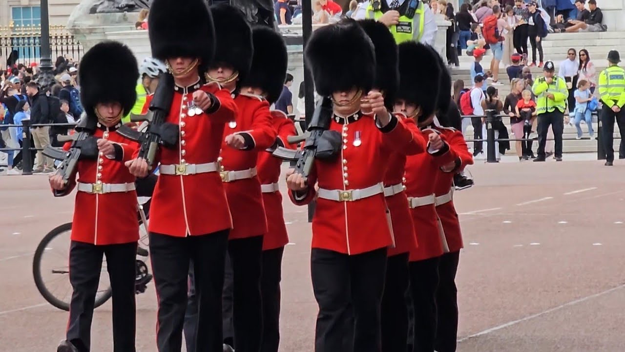 Public Lined Up The Mall To See The Most Popular Guard in the World ...