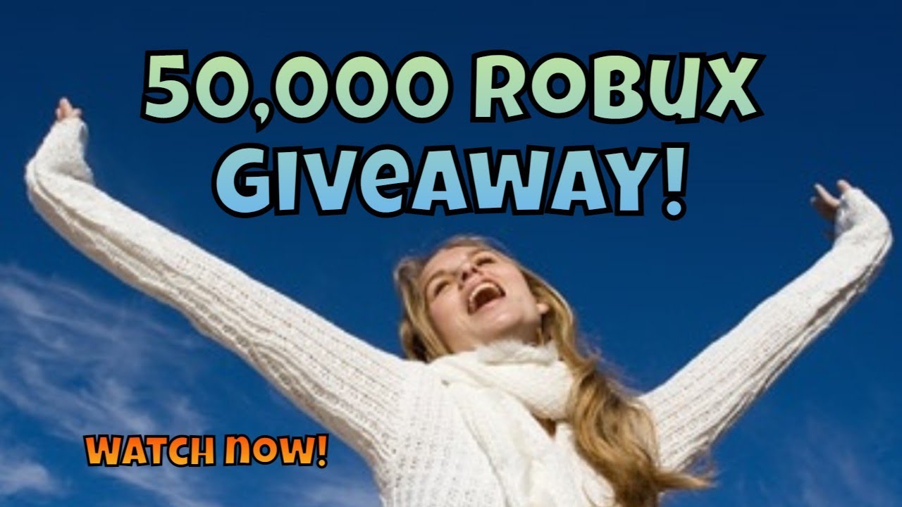 50k Robux Giveaway | robux codes| Roblox | DabzEventz | Sorteo de robux ...