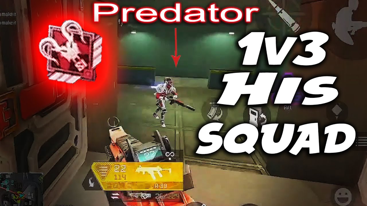 I Just 1v3 The Predator Squad - Apex Legends Mobile - YouTube