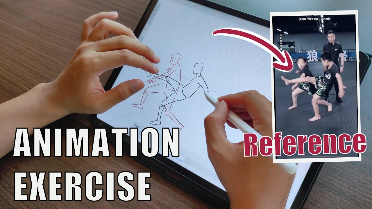 I TRIED ANIMATED FIGHT SCENE || PROCREATE 2D ANIMATION - YouTube