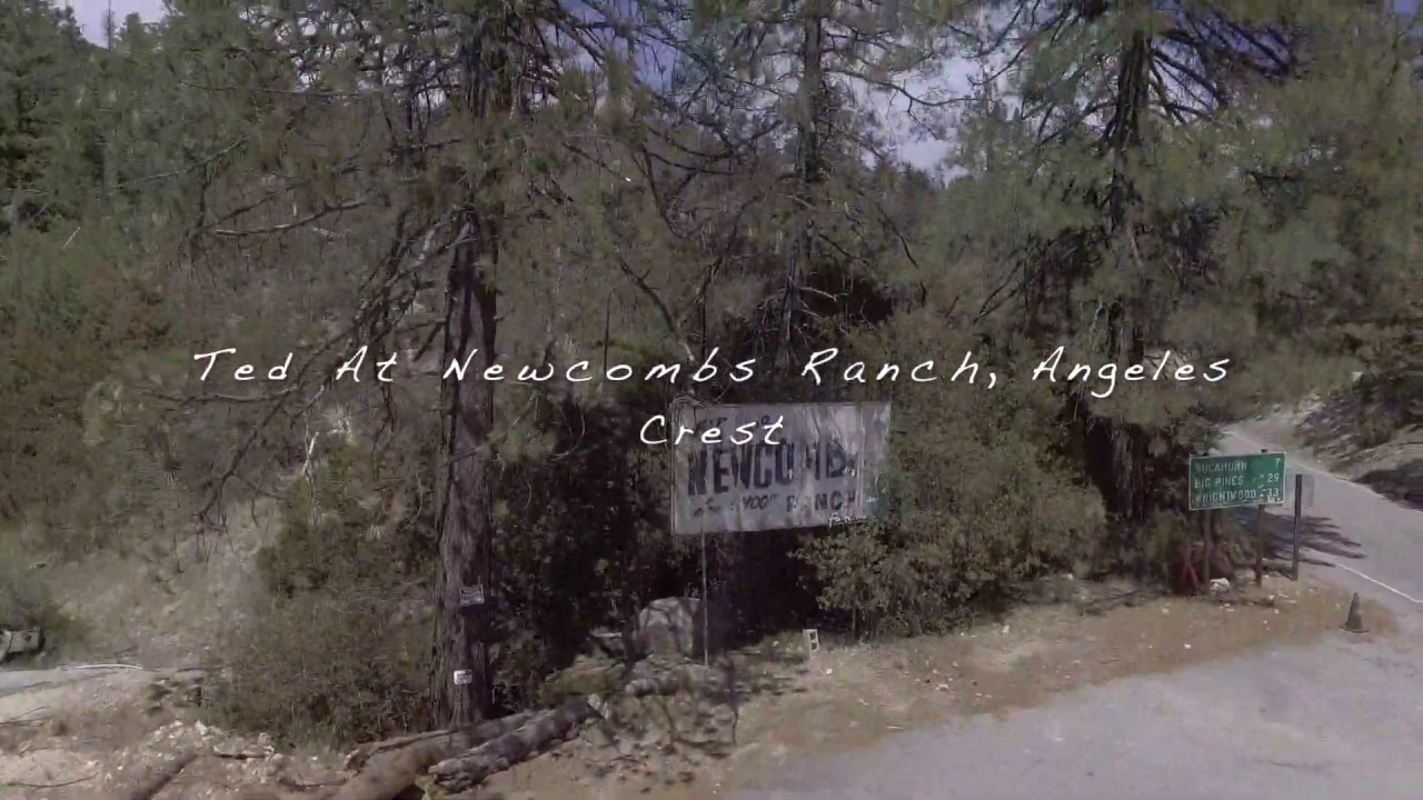 Flight Over Newcomb's Ranch, Along Angeles Crest Hwy - YouTube