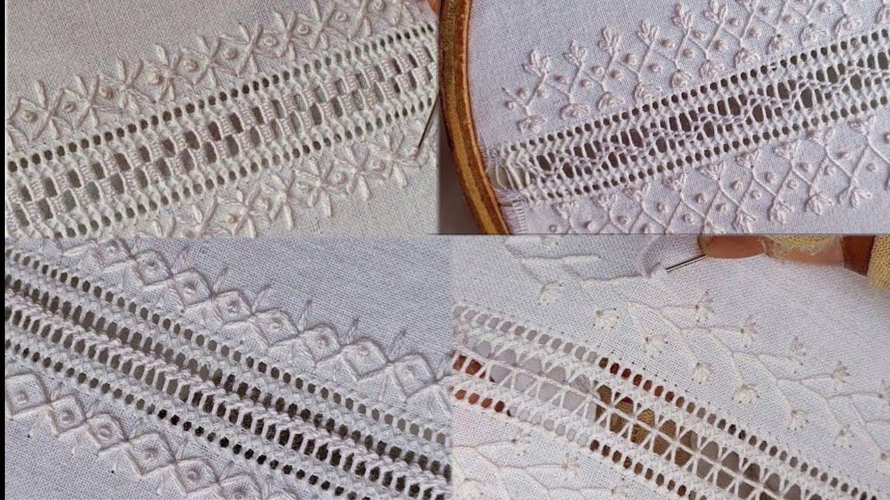 4 Different Jants Neck Tarkashi Design Step By Step In One Video ...
