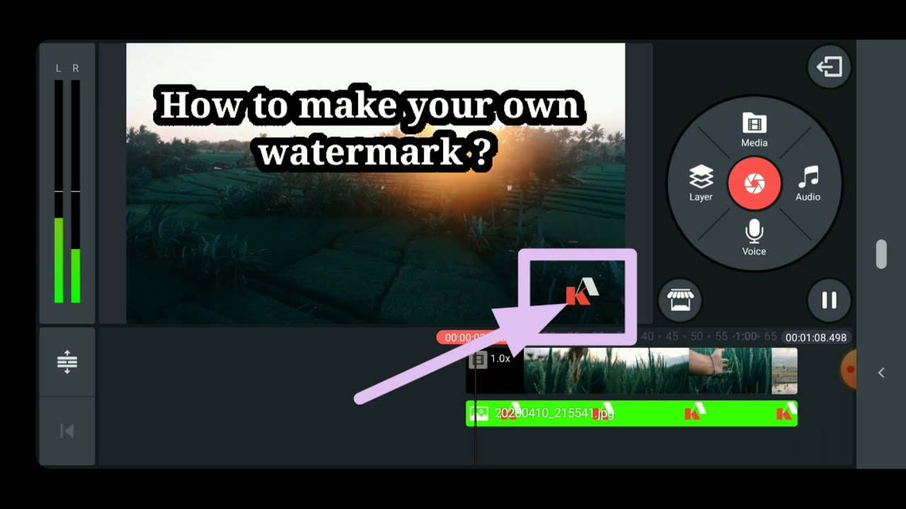 HOW TO MAKE YOUR OWN WATERMARK | ANDROID KINEMASTER | ANDROID PIXEL LAB ...