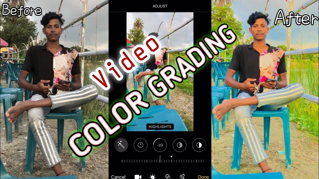 Video Color Grading App | Iphone Video Color grading | ALAMINX - YouTube
