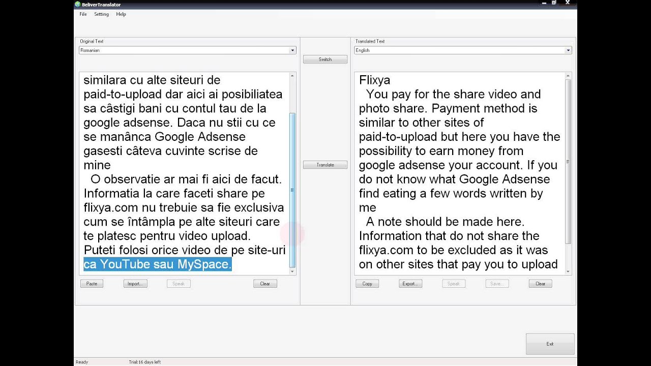 cum sa faci bani cu flixya com - YouTube