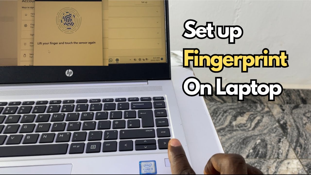 How To Set Up Fingerprint Login On HP ProBook Windows 11 Pro - YouTube