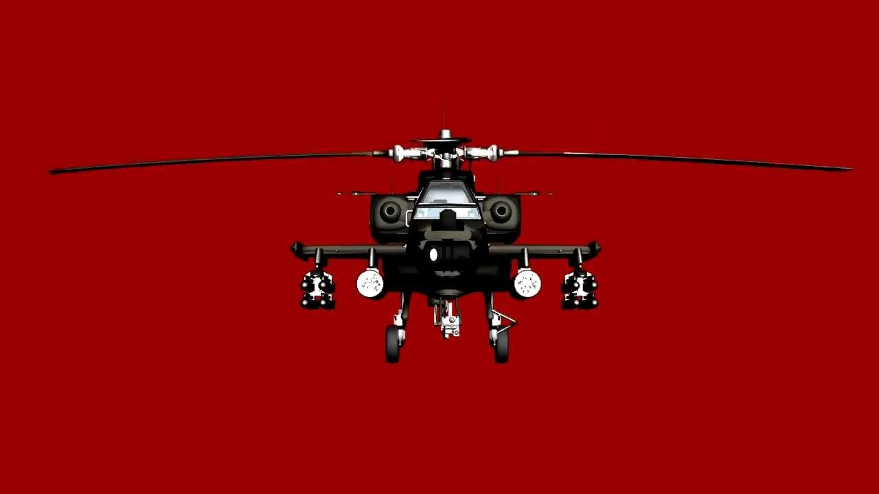 cristiansgraphics - hd greenscreen apache helicopter. - YouTube