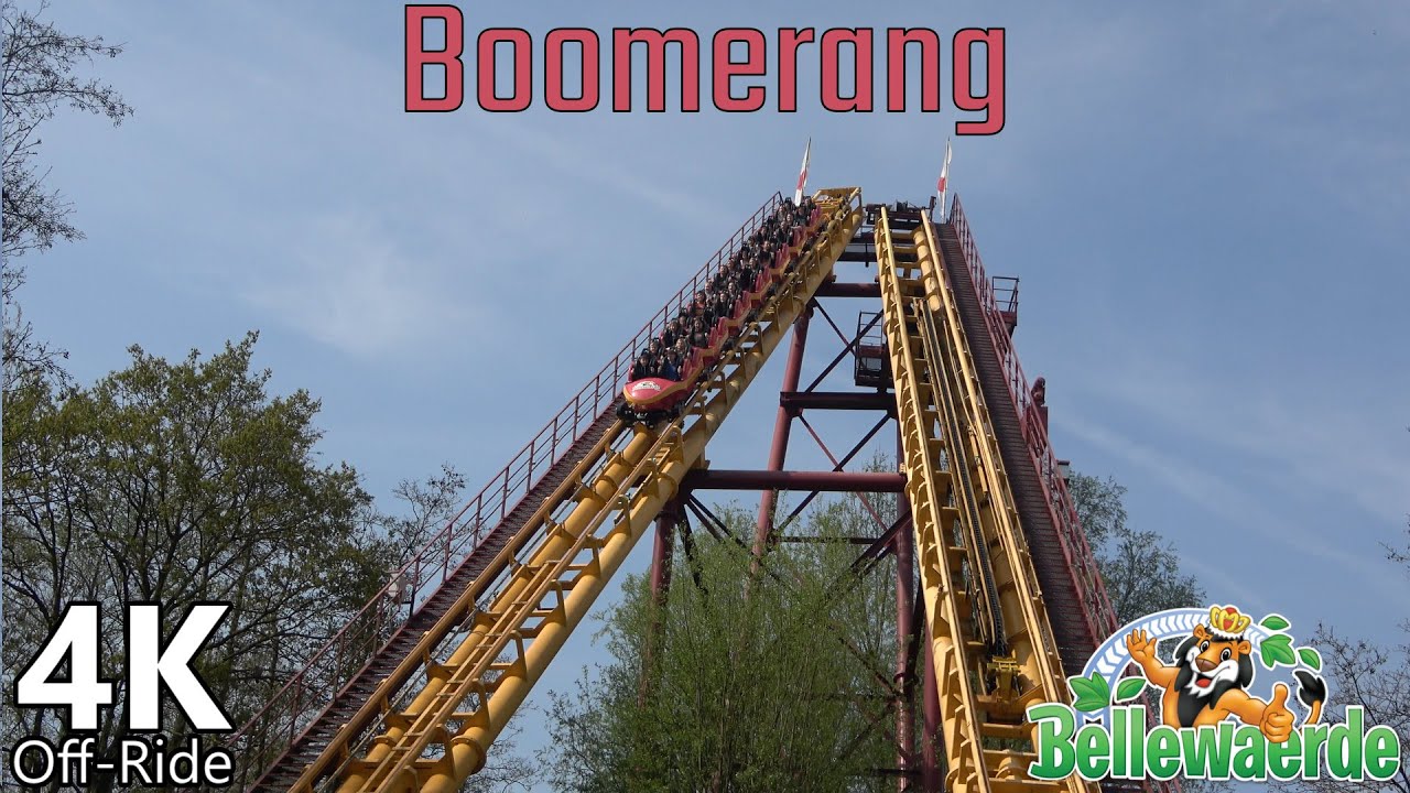 Boomerang - 4K Off-Ride 2022 - Bellewaerde Park - Vekoma Boomerang ...
