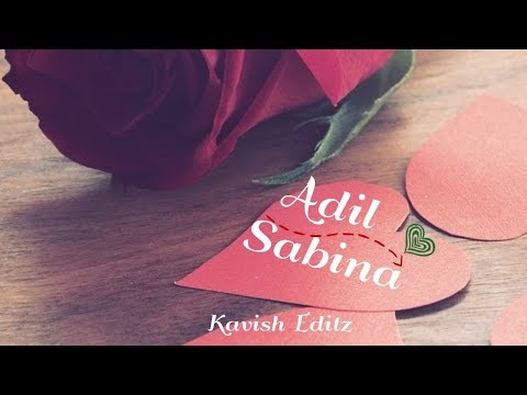 Adil❤Sabina Letter Whatsapp Status |Alishba❤Misbah Name New Whatsapp Status ❣❤❣l