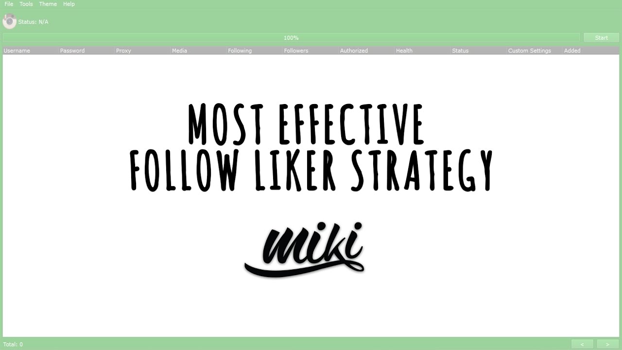 Most Effective Follow Liker Strategy/Settings (Tutorial) - YouTube