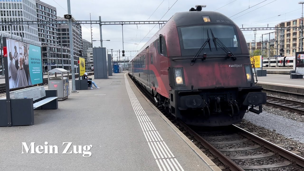 RJX Mitfahrt von Zürich HB nach Buchs SG (04.11.2022) - YouTube