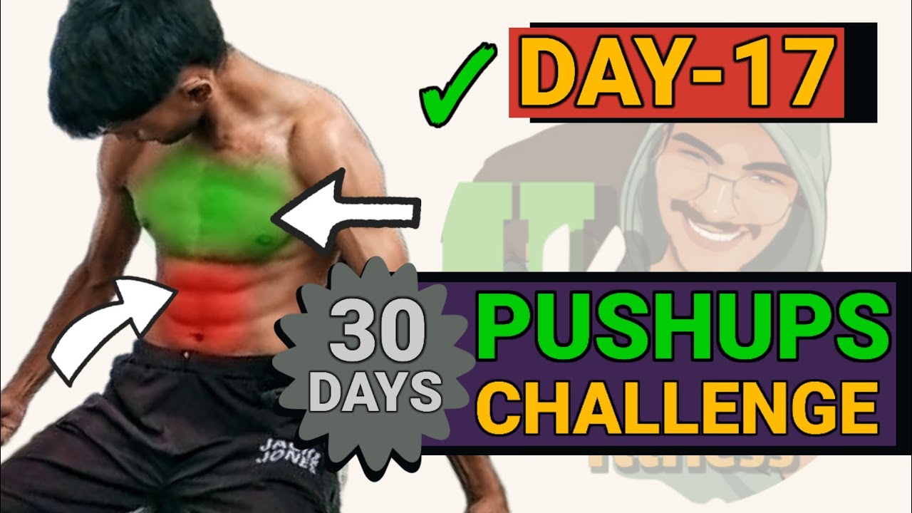 17/30 day of 100-PUSH-UPS CHALLENGE in 30 DAYS|| DAILY PUSH-UPS for SIX ...
