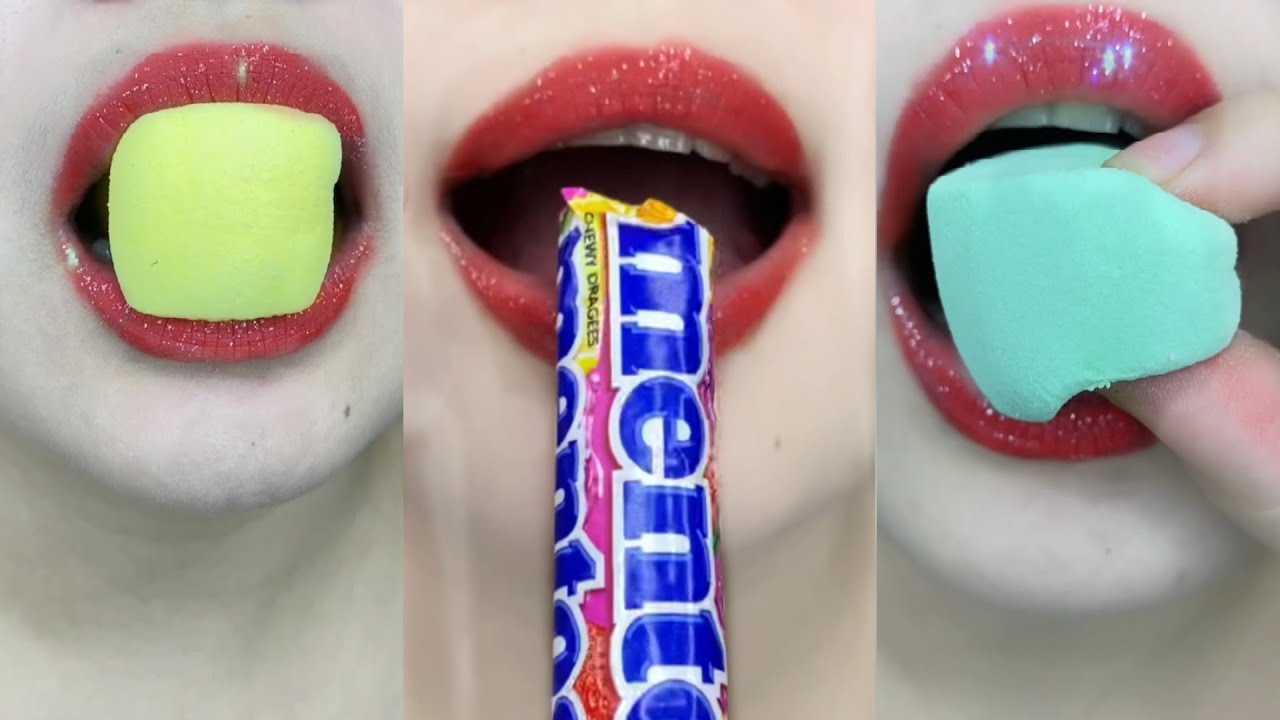 asmr SATISFYINGLY TASTY FOODS eating sounds - YouTube