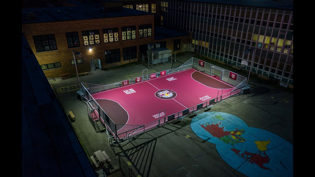 New Soccer Mini-Pitch Unveiled at Luis Muñoz Marin Middle School - YouTube