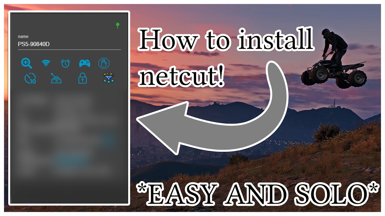 HOW TO INSTALL/SETUP NETCUT FOR GTA 5 ONLINE ! - YouTube