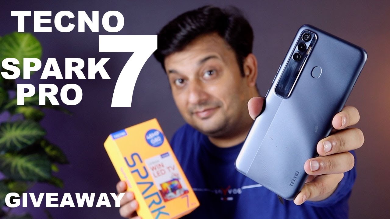 Tecno Spark7 Pro Unboxing & Quick Review | Giveaway- 23 - YouTube
