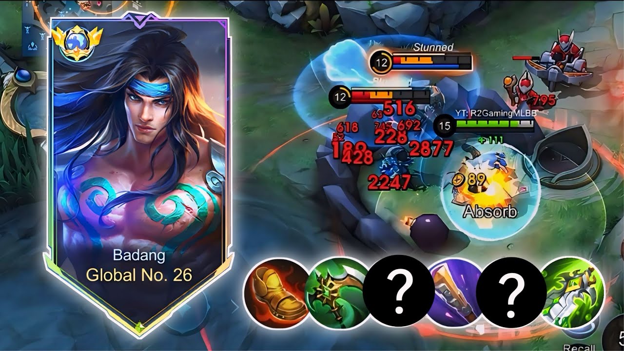 New season new build new emblem badang 🔥 Badang best build and emblem ...