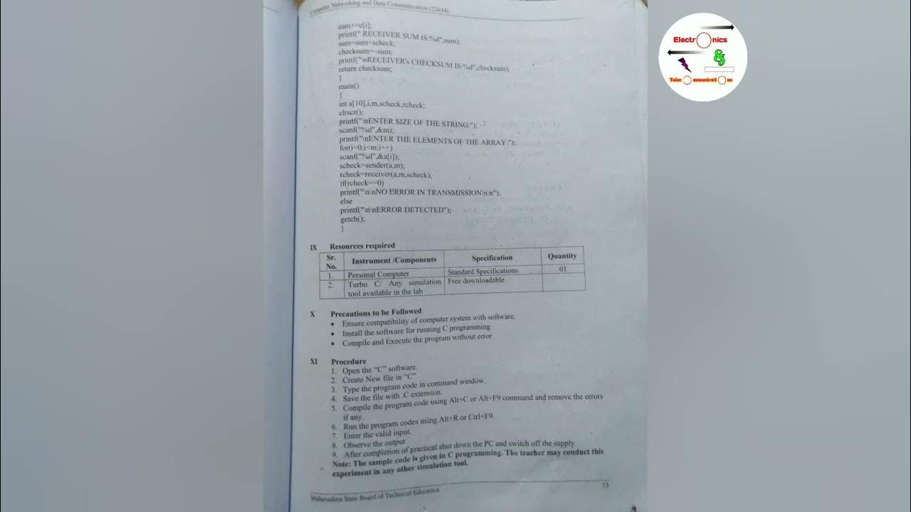 CND Manual 8 #22634 #electronic #electronicandelecomunication #cnd # ...