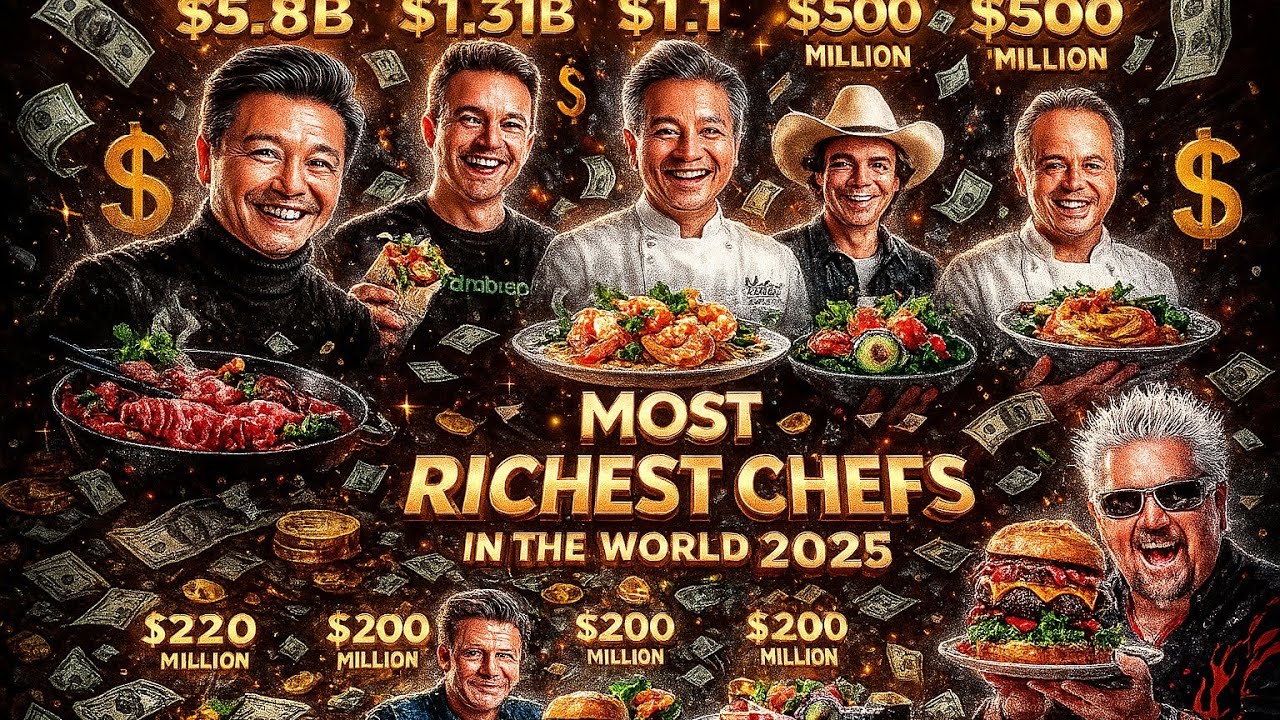 Top 10 Richest Chefs in the World 2025 | Celebrity Chef Net Worth - YouTube