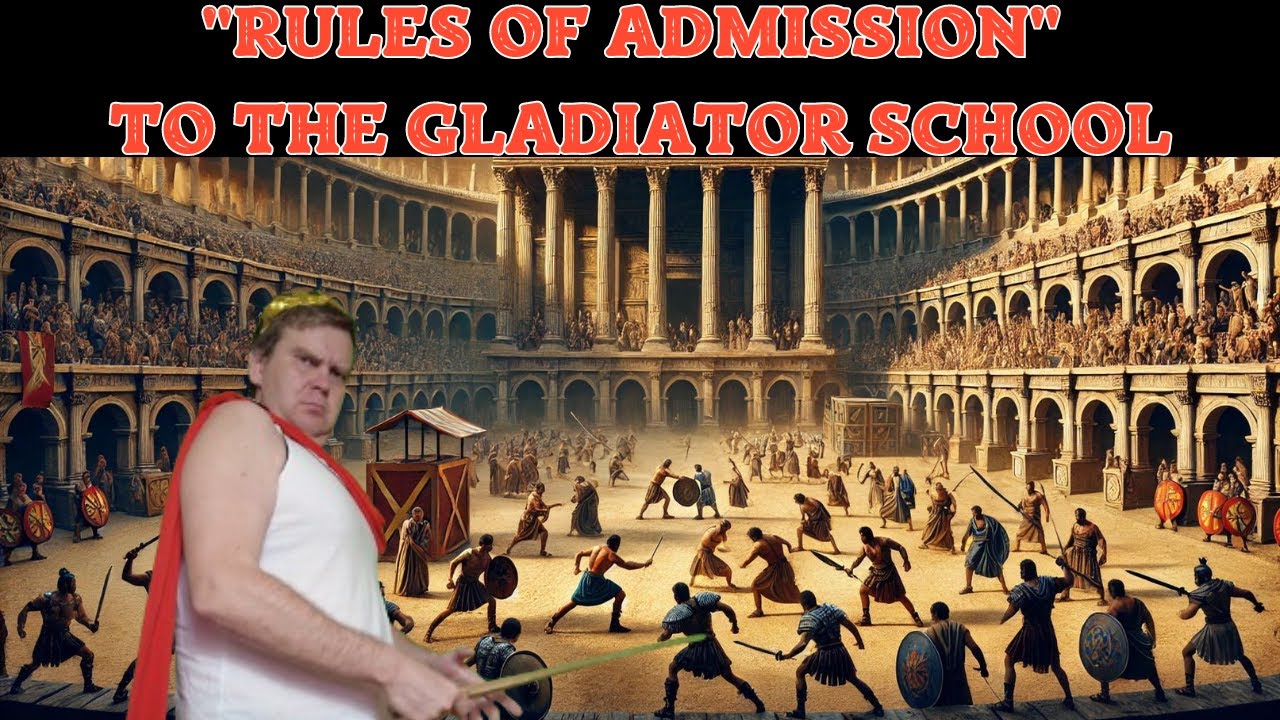 "Rules of admission" to the gladiator school - YouTube