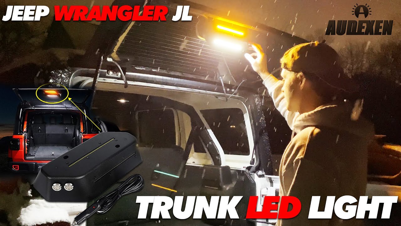 Jeep Wrangler JL LED Trunk Light - YouTube