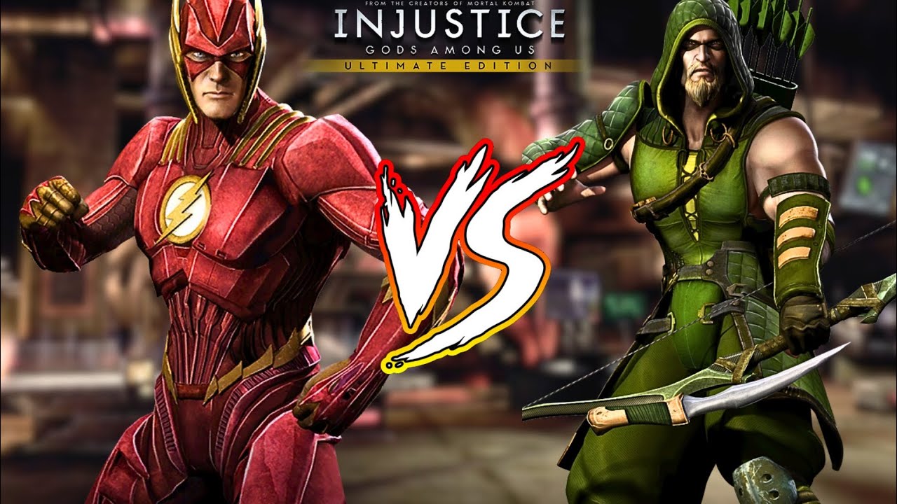 The Flash Regime Vs. Green Arrow (Oliver Queen) - Injustice: Gods Among ...