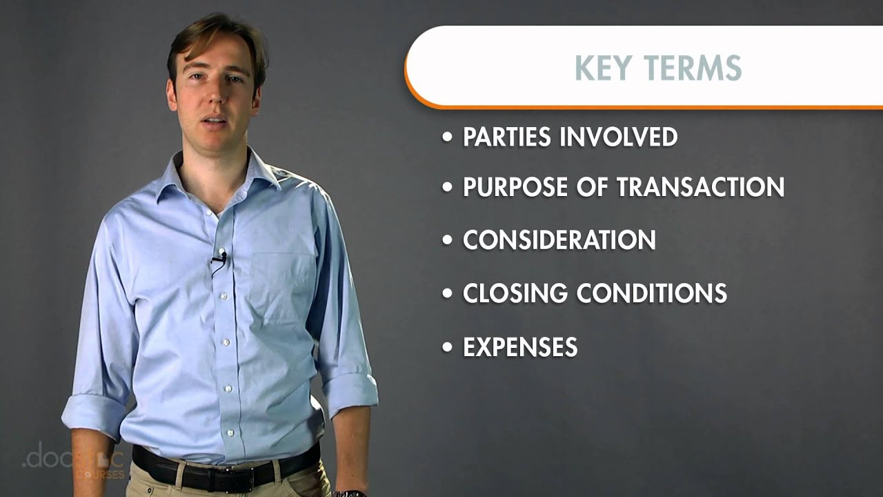Key Terms In All Term Sheets - YouTube
