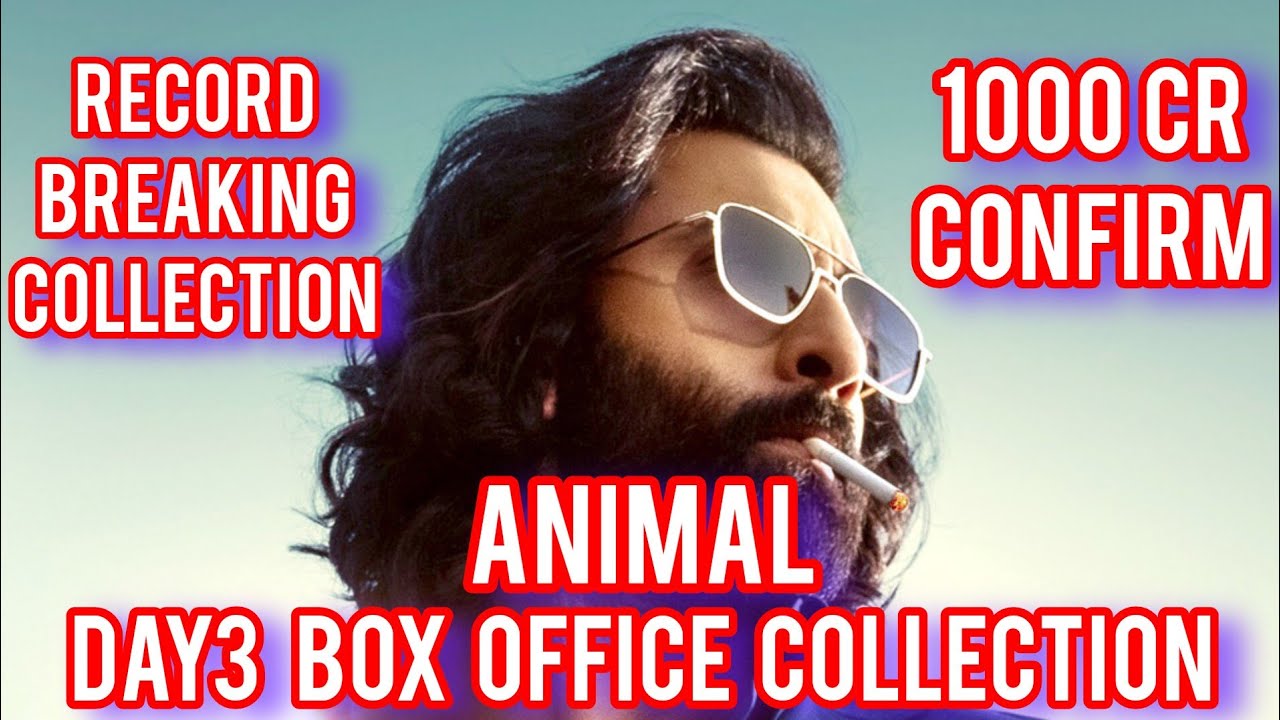 Animal Box Office Collection | Day3 Box Office Collection Of Animal ...