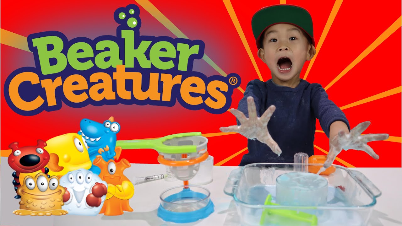 BEAKER Creatures ALIEN Experiment | Make your own REACTOR Pod | Toy ...