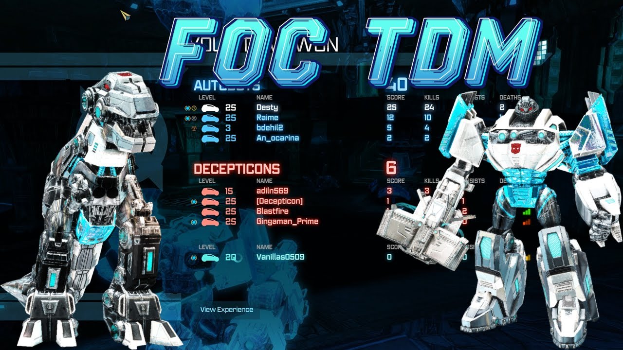 Transformers FoC | TDM | Chill Gameplay - YouTube
