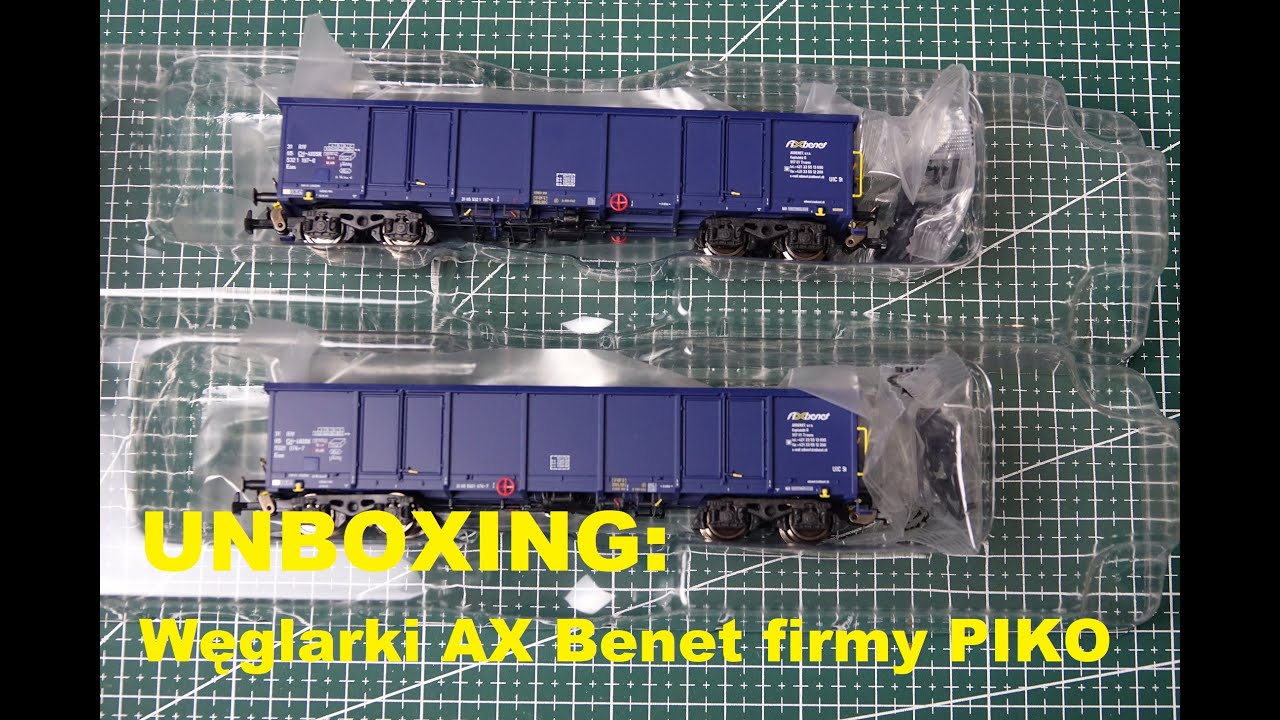 UNBOXING: Węglarki AX Benet firmy PIKO - YouTube