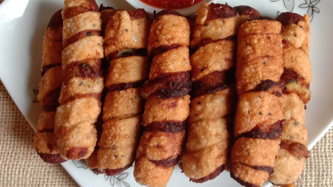 Potato curl rolls।easy potato snack।crispy potato rolls।potato recipe ...