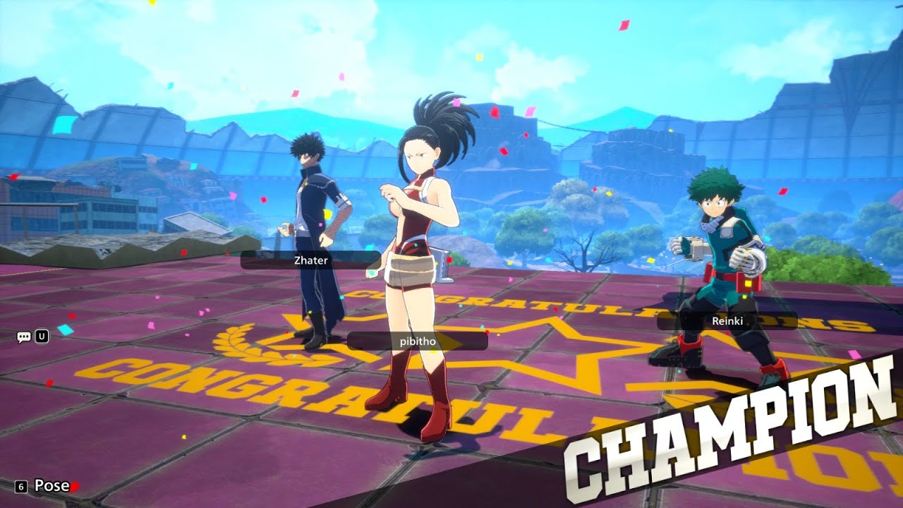 Una Partida con Momo - My Hero Ultra Rumble - YouTube