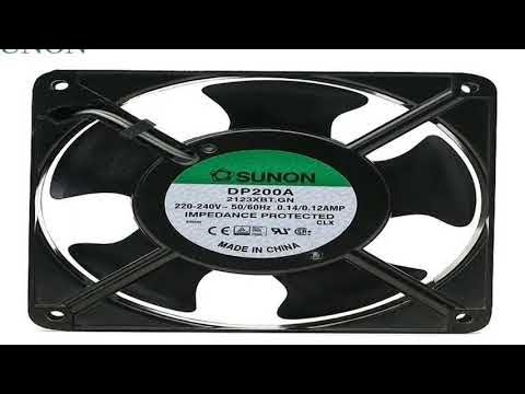 AC 220V fan For Sunon DP200A P/N 2123XBT.GN 0.14A 12038 220V 120*120*38mm industrial case - YouTube