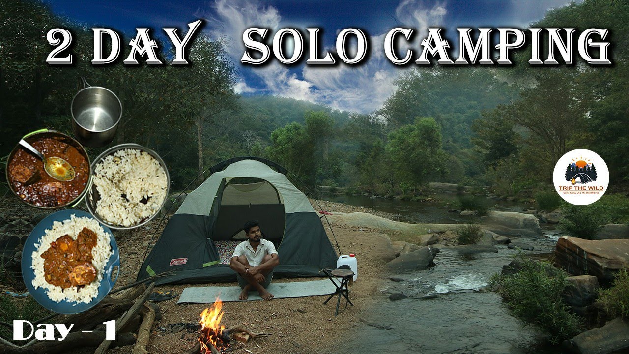 Camping among Mountains beside a Beautiful Water stream | Summer ...