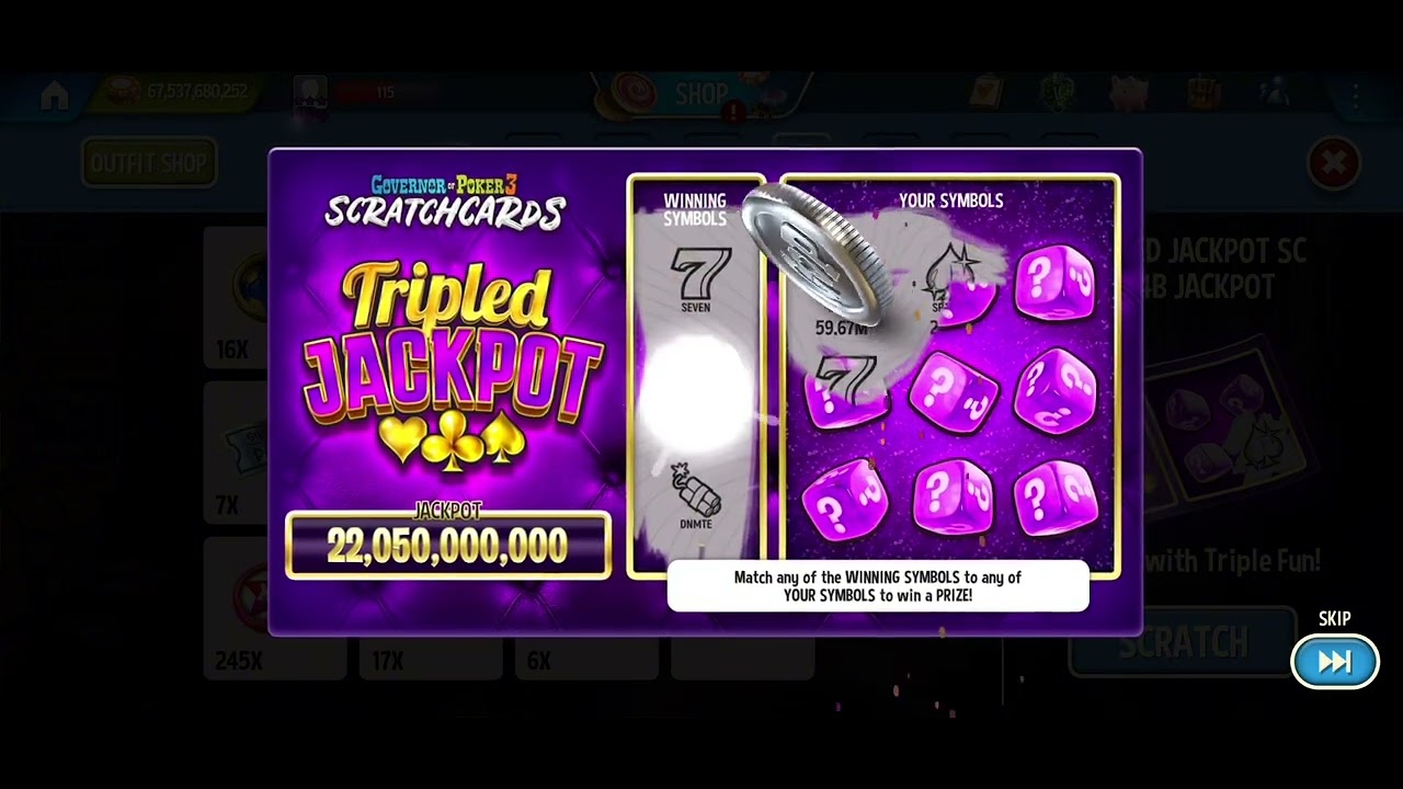 GOP3 - 10x 22B Tripled Jackpot Scratch Cards - YouTube