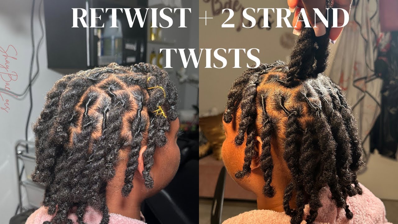 How To 2 Strand Twists On Locs | Loc Tutorial | ShayBaeLocs - YouTube