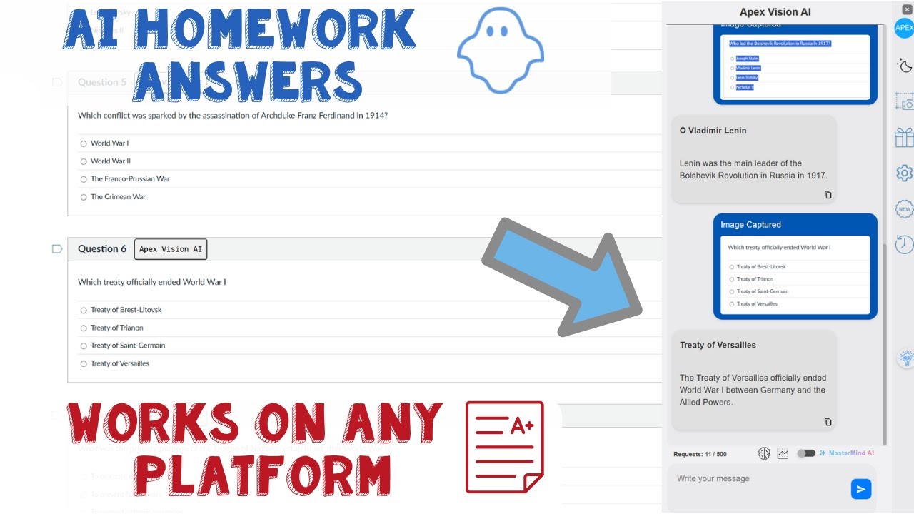 AI Homework Answering Chrome Extension 2026 - Apex Vision AI - YouTube