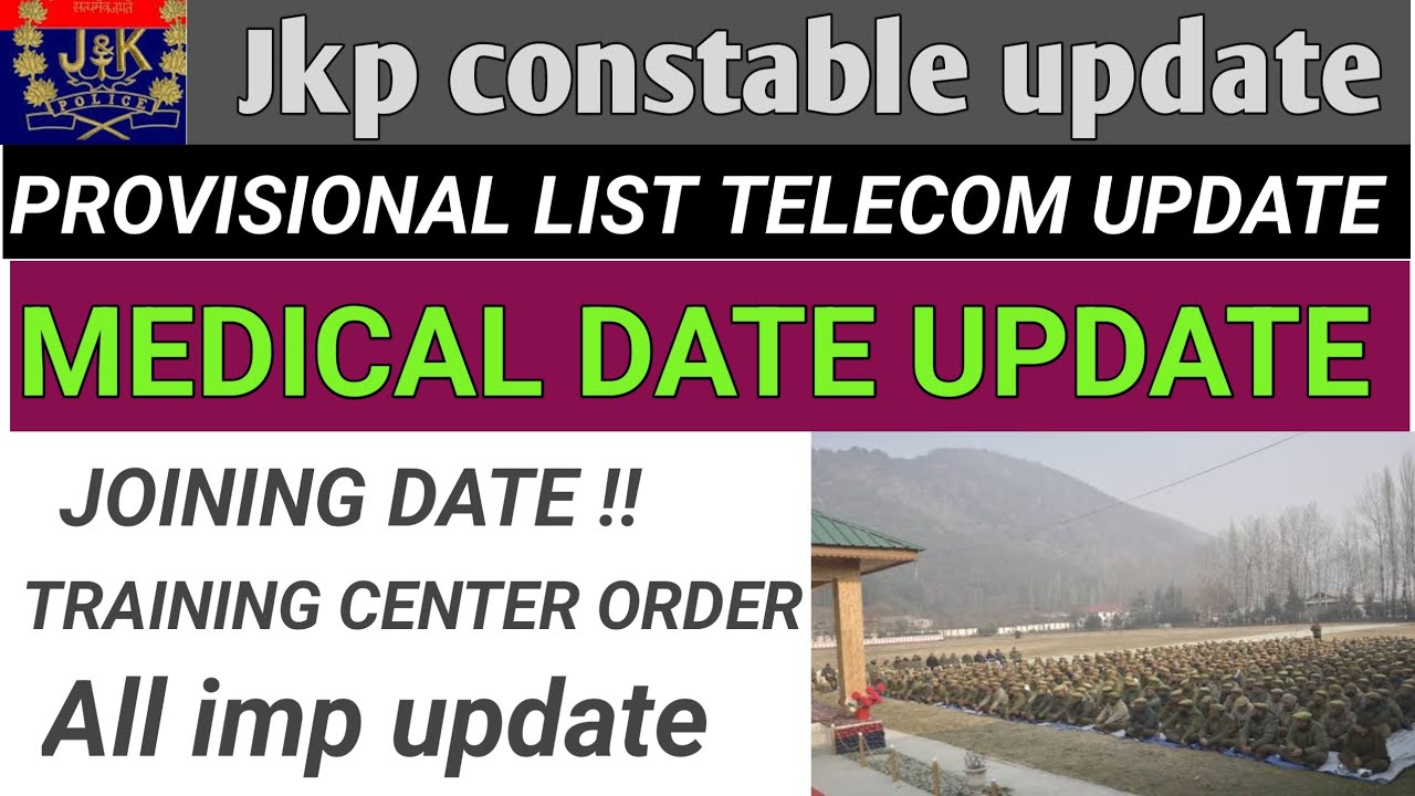 jkp constable update | jkp telecommunication | jkp constable medical ...